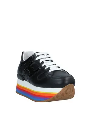 Hogan Leather Low-top Sneakers - Black
