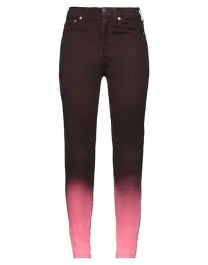 Alice + Olivia Skinny High Waisted Two Tone Jeans