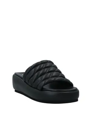 STRATEGIA Slide Sandals With Round Toeline