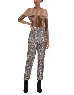 Elisabetta Franchi Leopard Print Tapered Pants