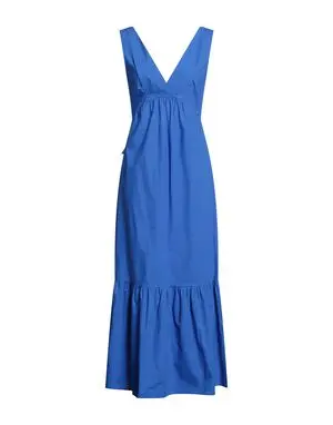LIU •JO Cotton Maxi Dress Bright Blue