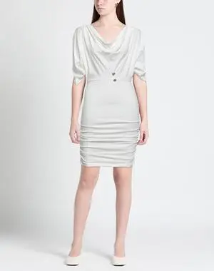 ODI ET AMO Mini Cotton Bodycon Dress - White