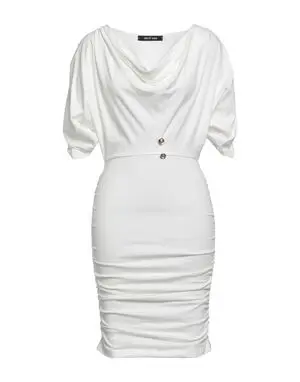ODI ET AMO Mini Cotton Bodycon Dress - White
