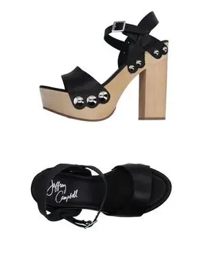 Jeffrey Campbell Leather Sandals Black