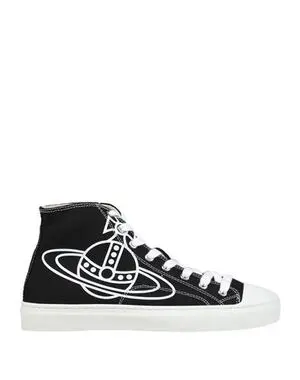 VIVIENNE WESTWOOD Plimsoll High Top Sneakers - Black