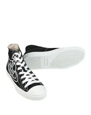 VIVIENNE WESTWOOD Plimsoll High Top Sneakers - Black