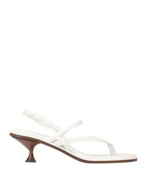 TOD'S Slingback Thong Sandals - White