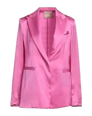 True Royal Viscose Blazer - Pink