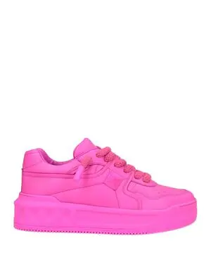 Valentino Garavani Leather Low-top Sneakers - Fuchsia