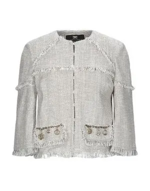 Elisabetta Franchi Tweed Jacket - White