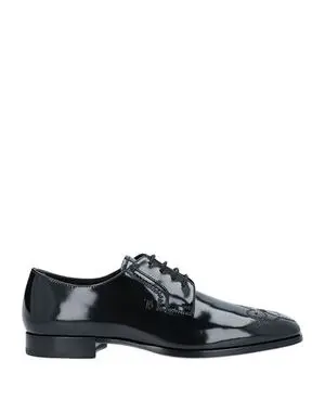 TOD'S Lace-up Glossed-leather Derby Shoes