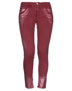 CYCLE Gabardine Tapered Pants - Red