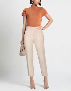 DONDUP Tapered Pinstriped Pants - Beige