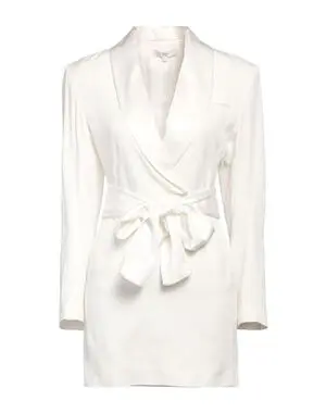 ØUD. PARIS Crepe And Satin Blazer Mini Dress - White