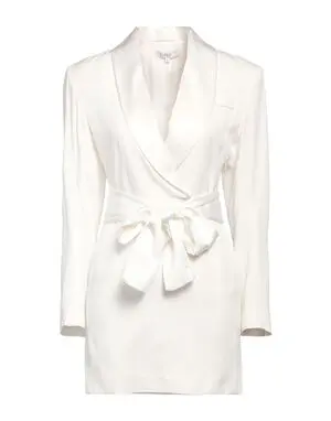 ØUD. PARIS Crepe And Satin Blazer Mini Dress - White
