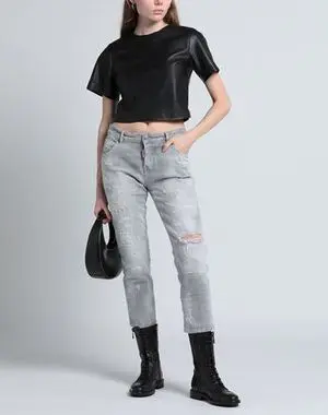 Dsquared2 Boyfriend Fit Jeans - Grey