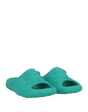 Versace Lime Rubber Pool Slides