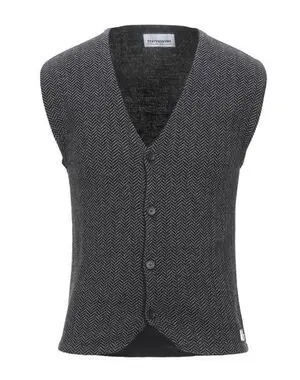 TAKESHY KUROSAWA Knitted Herringbone Cardigan - Black