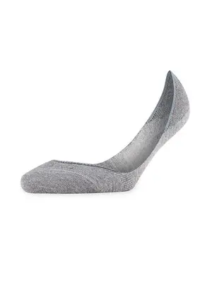Falke Step Medium-cut Invisible Socks - Light Grey Melange