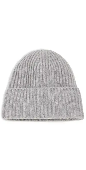 WHITE & WARREN Cashmere Luxe Ribbed Beanie