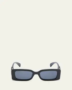 Gucci Monochrome GG Rectangle Sunglasses Black