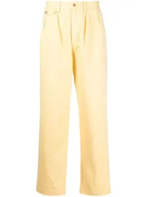 Polo Ralph Lauren Whitman Pleated Chino Trousers - Yellow