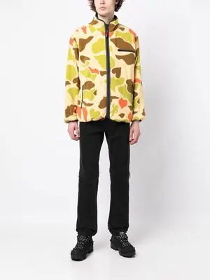 BILLIONAIRE BOYS CLUB Camouflage-print Reversible Fleece Jacket - Multicolour