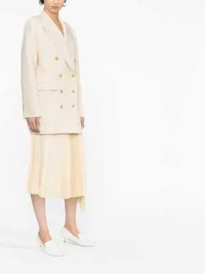 Khaite The Balton Double-breasted Blazer - Neutrals