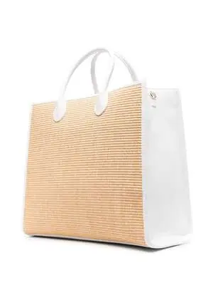 Moschino Embroidered-logo Detail Tote Bag