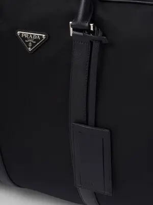 Prada Logo-patch Duffle Bag