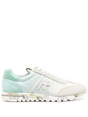 Premiata Lucyd Logo-print Suede Sneakers