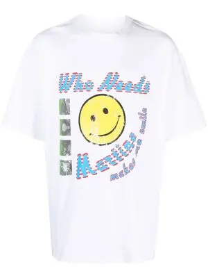 Martine Rose Slogan-print Cotton T-shirt - White