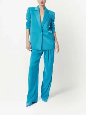 Alice + Olivia Shan Padded-shoulder Blazer