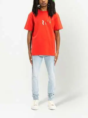 PURPLE BRAND Graphic-logo Cotton T-shirt