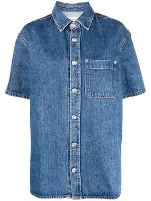 SLVRLAKE Short-sleeved Denim Shirt