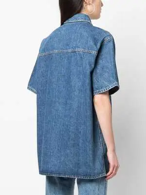 SLVRLAKE Short-sleeved Denim Shirt