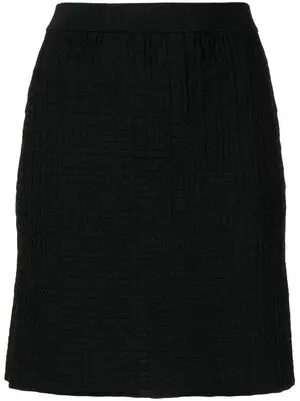 Givenchy 4g Monogram-jacquard Mini Skirt