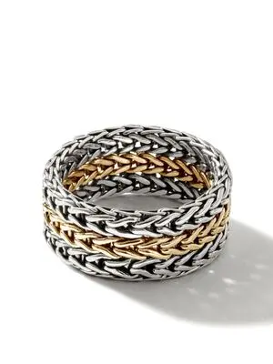 John Hardy 18kt Yellow Gold Classic Chain Band Ring