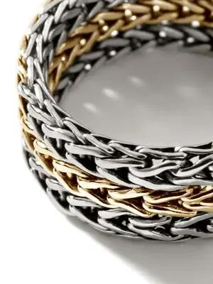 John Hardy 18kt Yellow Gold Classic Chain Band Ring
