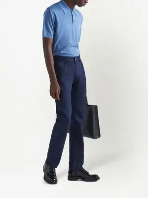Prada Mid-rise Tapered Jeans - Blue