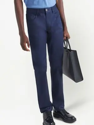 Prada Mid-rise Tapered Jeans - Blue