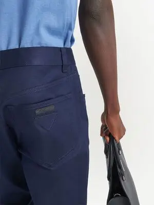 Prada Mid-rise Tapered Jeans - Blue
