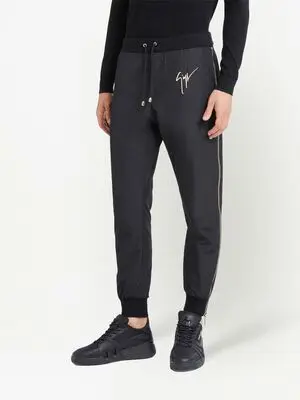 GIUSEPPE ZANOTTI Logo-print Track Pants