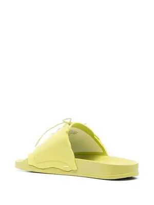 MAISON MARGIELA Lace-up Pool Slides - Green