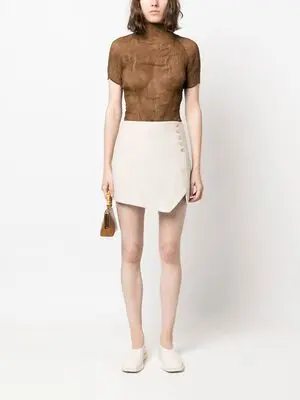THE GARMENT Curved-hem Mini Skirt