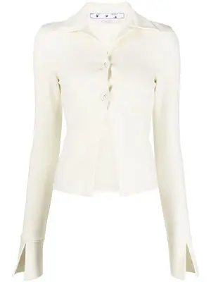 Off-White Long-sleeved Shirt