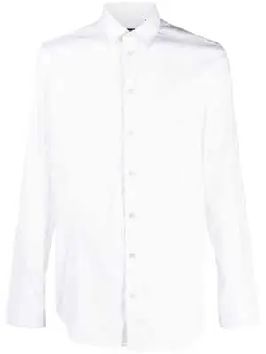 Patrizia Pepe Slim-cut Long-sleeve Shirt - White