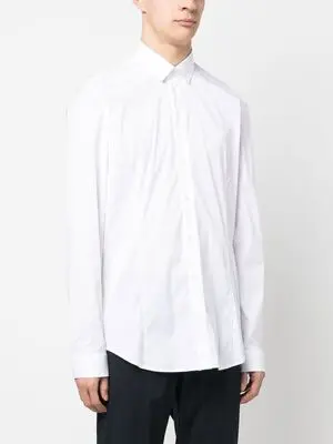 Patrizia Pepe Slim-cut Long-sleeve Shirt - White