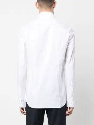 Patrizia Pepe Slim-cut Long-sleeve Shirt - White