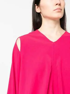 Erika Cavallini V-neck Blouse - Pink